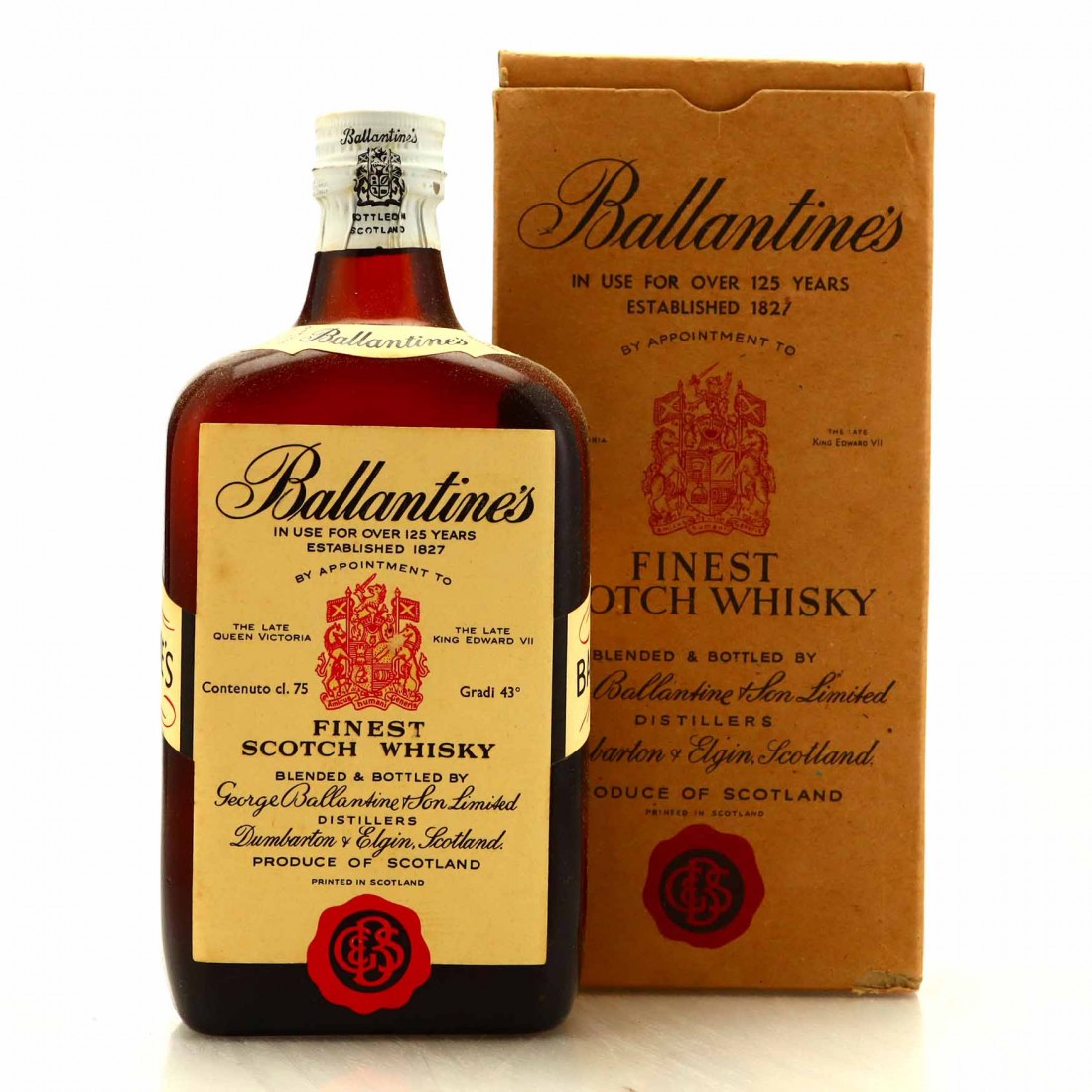 Ballantines Finest Scotch Whisky 1950s Whisky Auctioneer