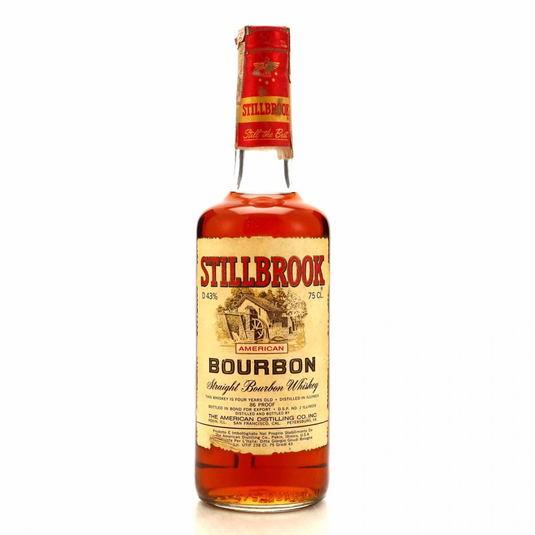 Stillbrook 4 Year Old Straight Bourbon 1973 | Whisky Auctioneer Stillbrook 4 Year Old Straight Bourbon 1973 | Whisky Auctioneer