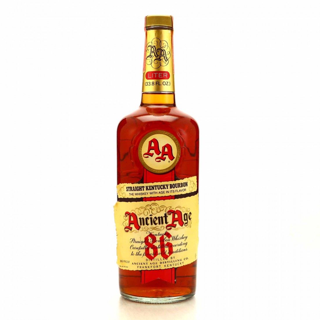 Ancient Age 86 Proof Kentucky Straight Bourbon 1 Litre 1980s | Whisky ...