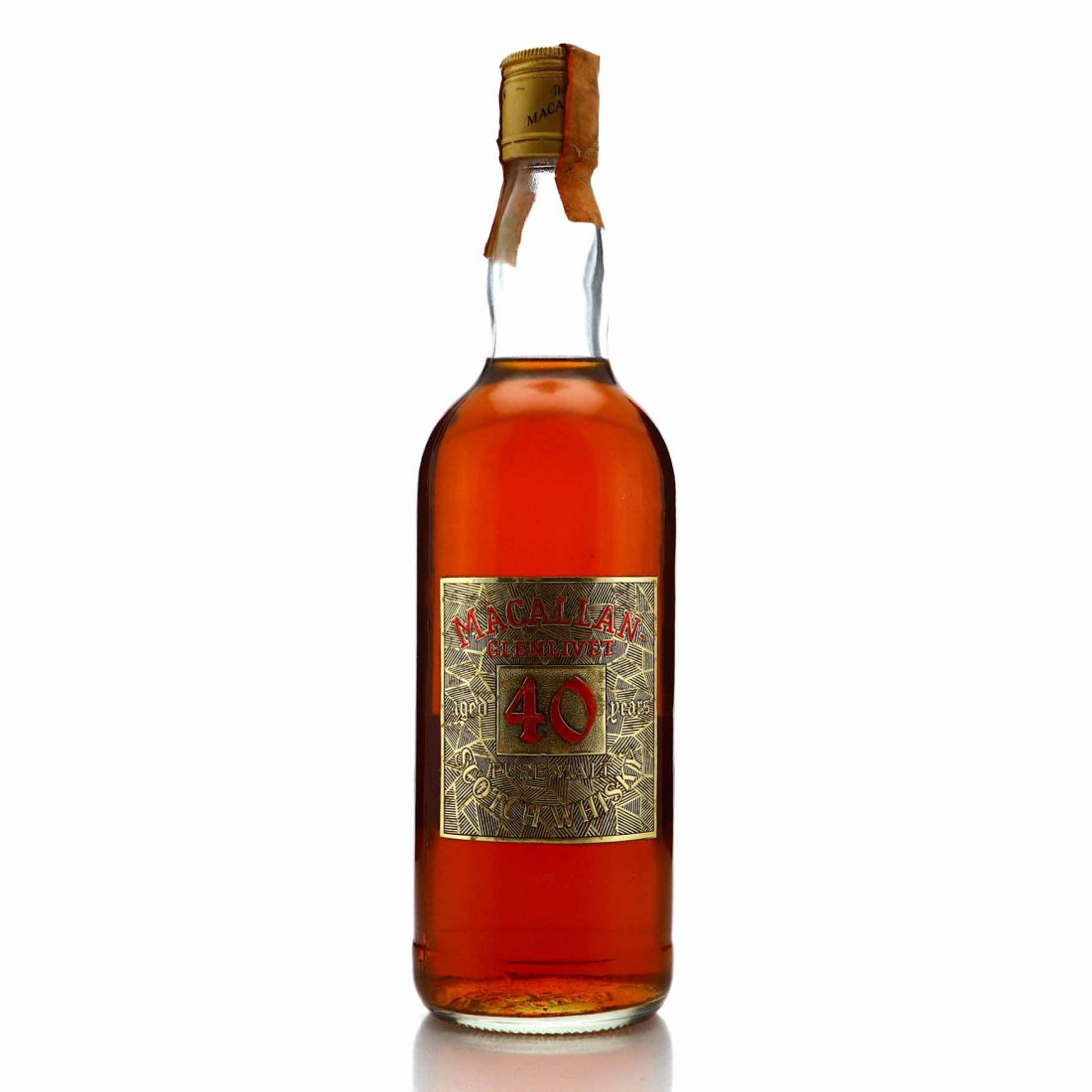 Macallan 40 Year Old Gordon and MacPhail 1970s / Co. Pinerolo Import ...