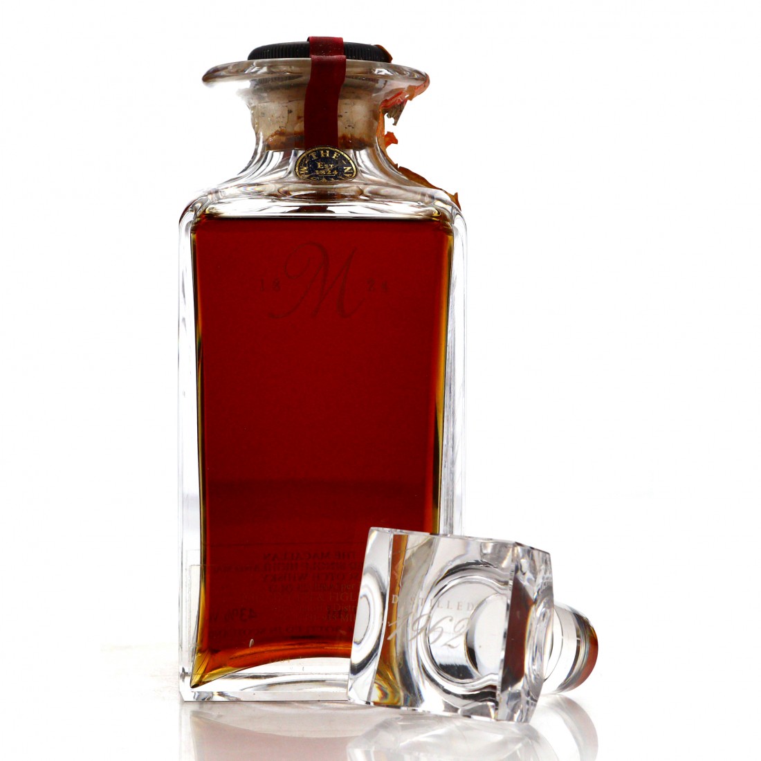 Macallan 1964 Tudor Crystal Decanter 25 Year Old / Giovinetti Import ...