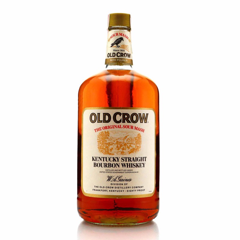 Old Crow Kentucky Straight Bourbon Half Gallon 1970s | Whisky Auctioneer