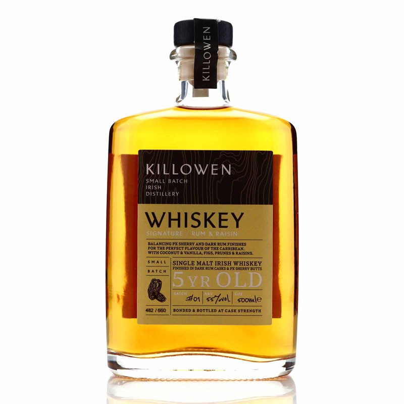 Killowen 5 Year Old Signature Rum & Raisin Single Malt 50cl / Batch #1 ...