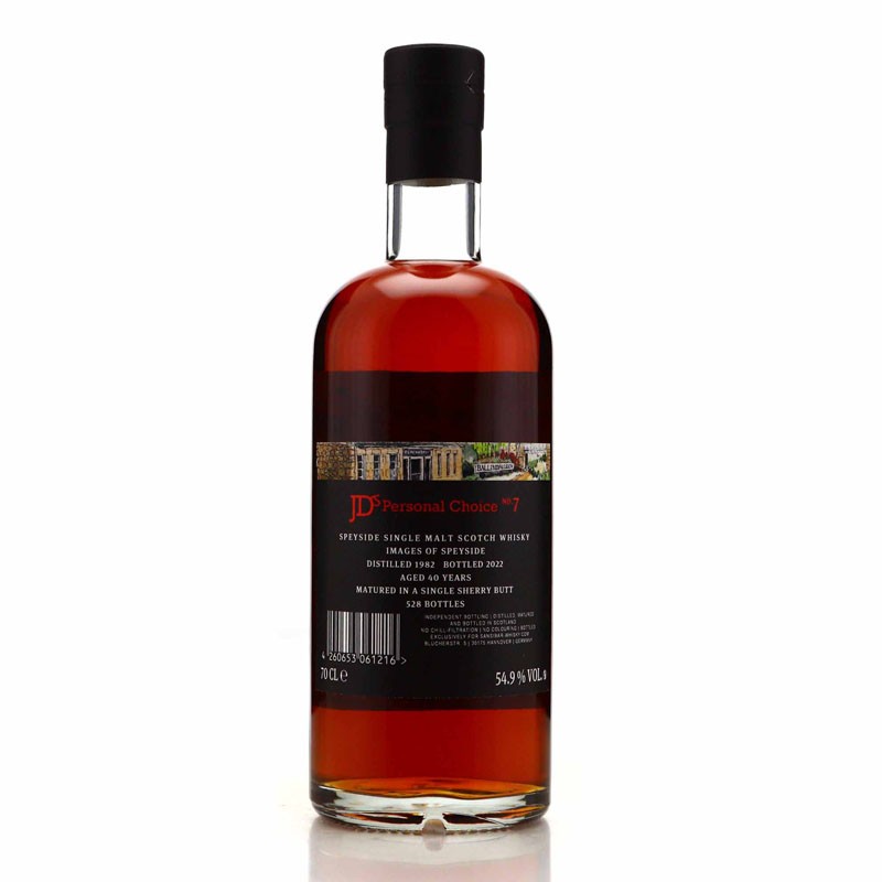 Speyside Single Malt 1982 Sansibar 40 Year Old / JD's Personal Choice ...