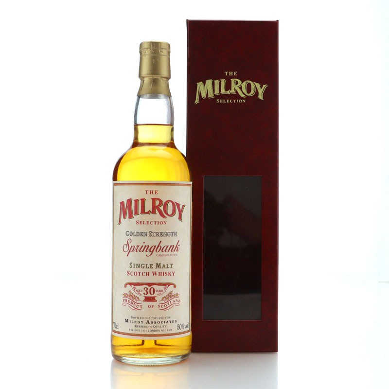 Springbank 30 Year Old Milroy Selection Golden Strength / 1996 Rotation ...