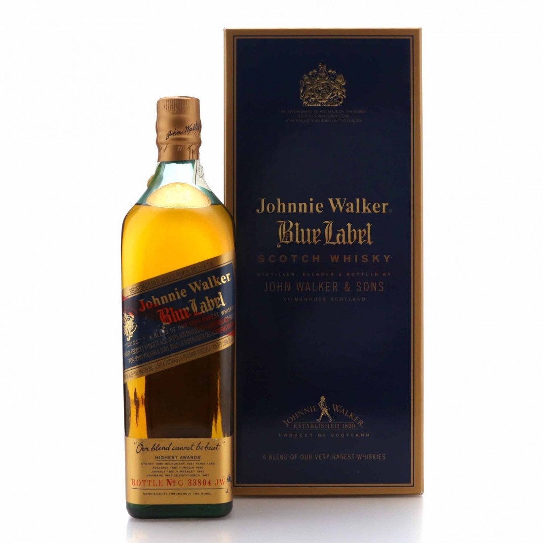 Johnnie Walker Blue Label 75cl / Venezuelan Import | Whisky Auctioneer