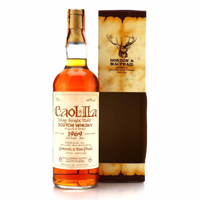 Caol Ila 1969 Gordon and MacPhail Celtic Label bottled 1987 / Meregalli ...