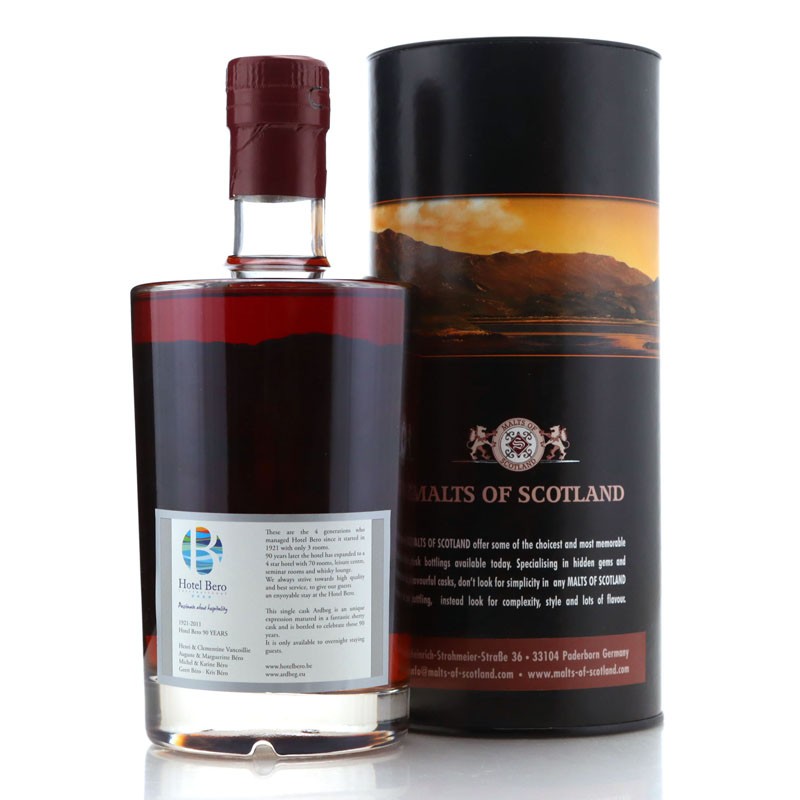 Ardbeg 1991 Malts of Scotland Sherry Hogshead / Hotel Bero | Whisky ...