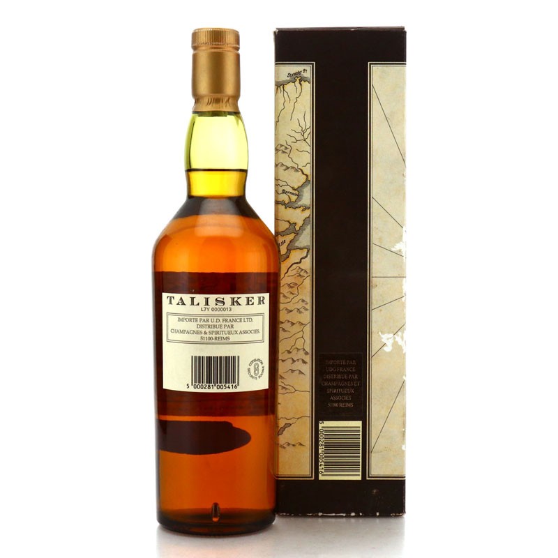 Talisker 10 Year Old Map Label 1980s | Whisky Auctioneer