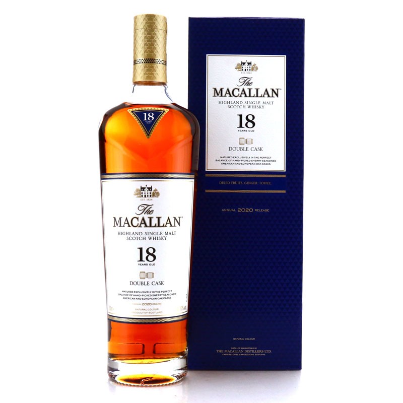 Macallan 18 Year Old Double Cask 2020 Release | Whisky Auctioneer