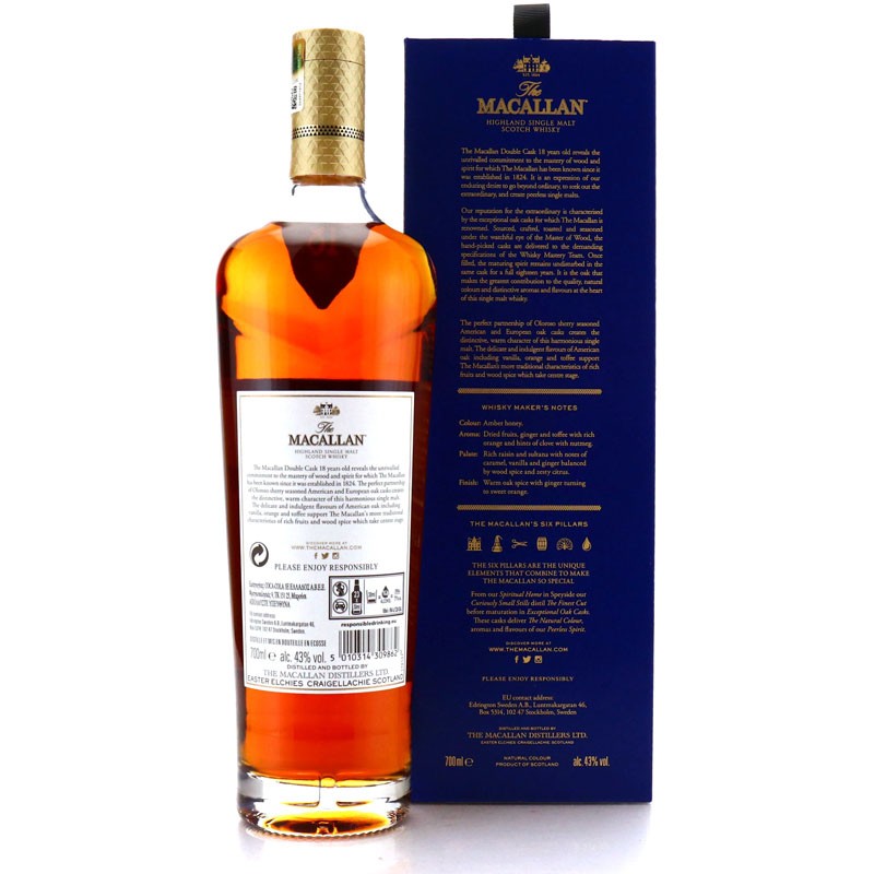 Macallan 18 Year Old Double Cask 2020 Release | Whisky Auctioneer