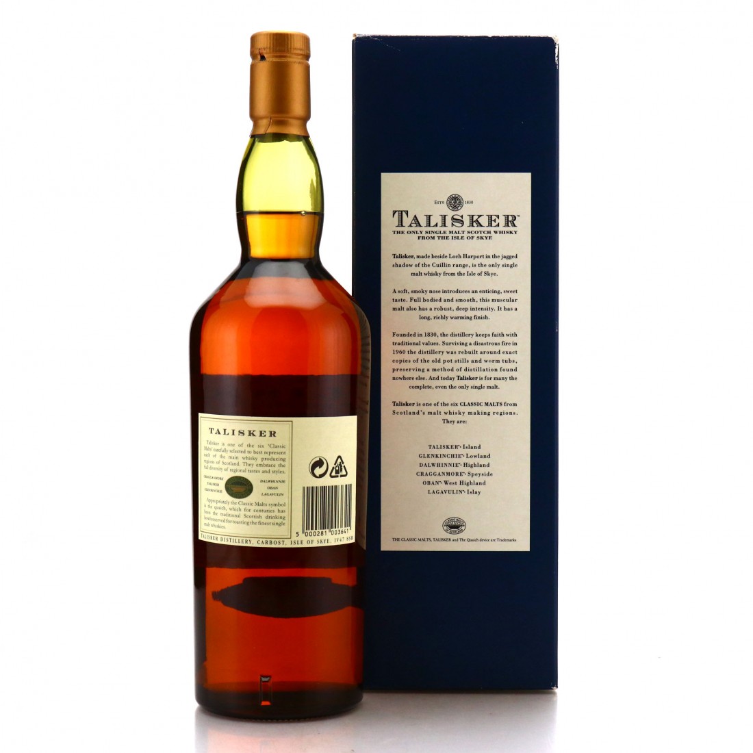 Talisker 10 Year Old Map Label 1 litre 1990s | Whisky Auctioneer