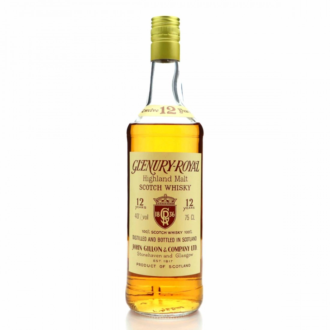 Glenury Royal 12 Year Old John Gillon 1980s | Whisky Auctioneer