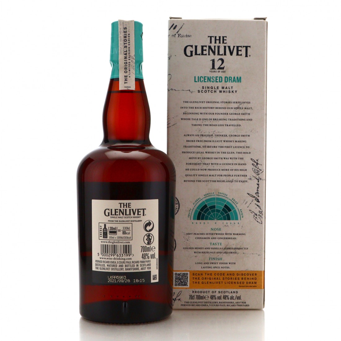 Glenlivet 12 Year Old Licensed Dram / The Original Stories | Whisky Auctioneer
