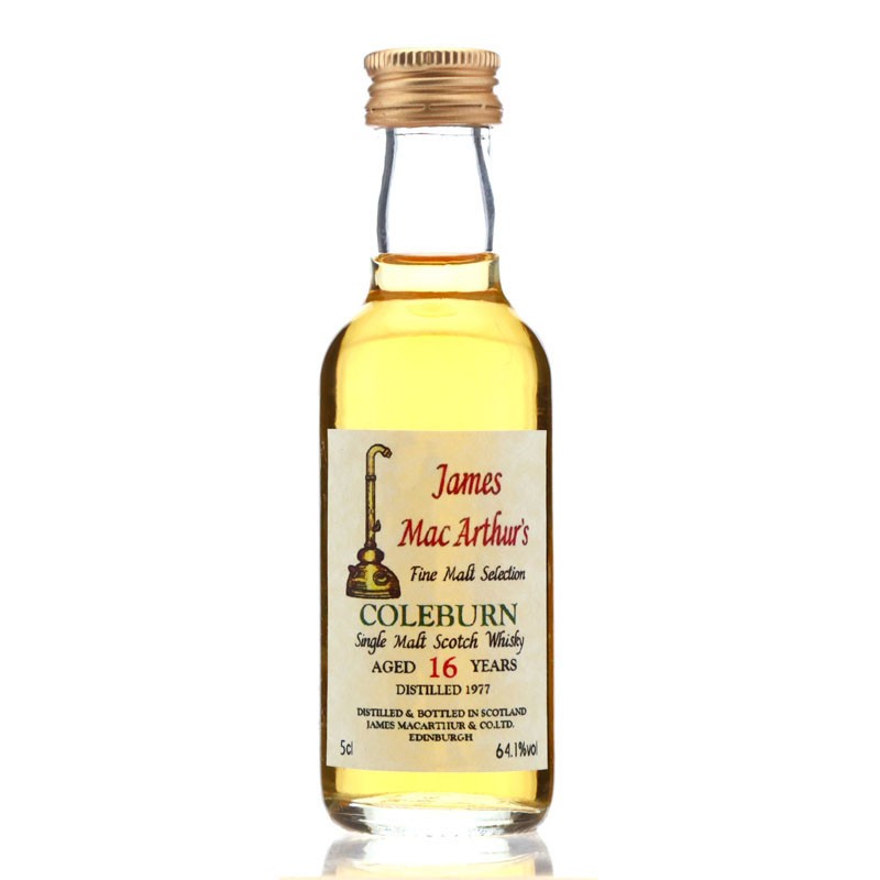 Coleburn 1977 James MacArthur 16 Year Old Miniature | Whisky Auctioneer