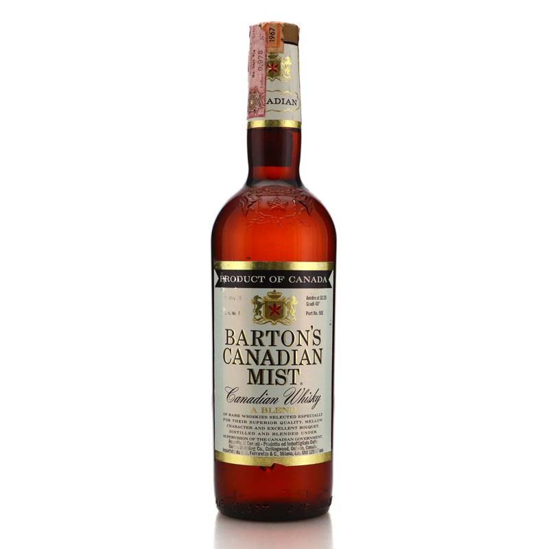 Barton's Canadian Mist 1967 Canadian Whisky | Whisky Auctioneer