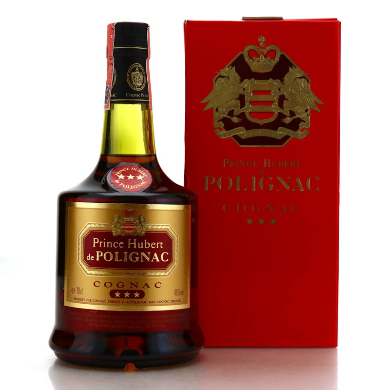 Prince Hubert de Polignac Three Star Cognac | Whisky Auctioneer