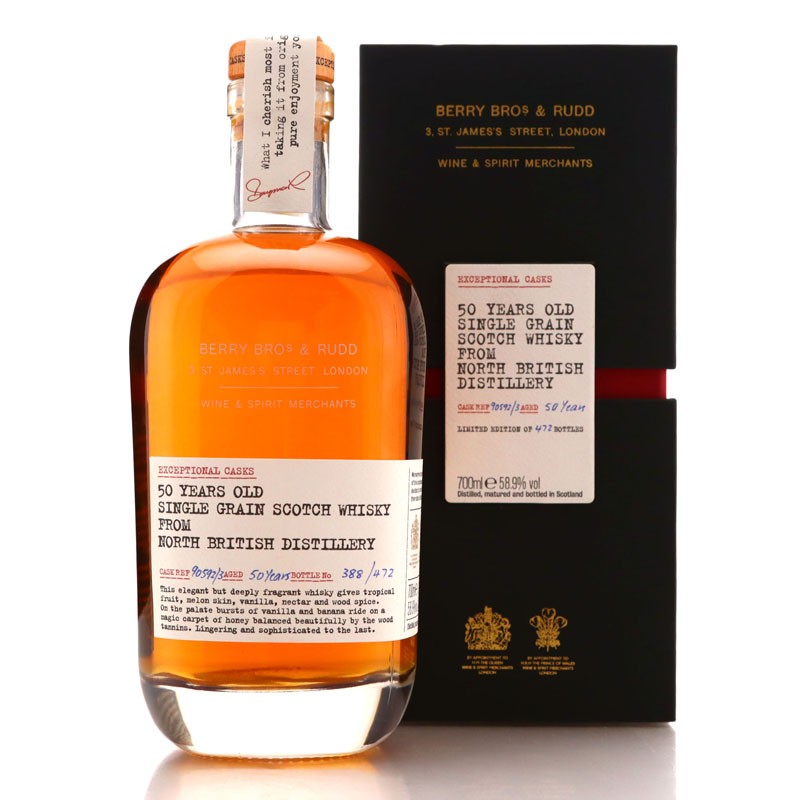 North British 50 Year Old Berry Brothers and Rudd Exceptional Casks ...