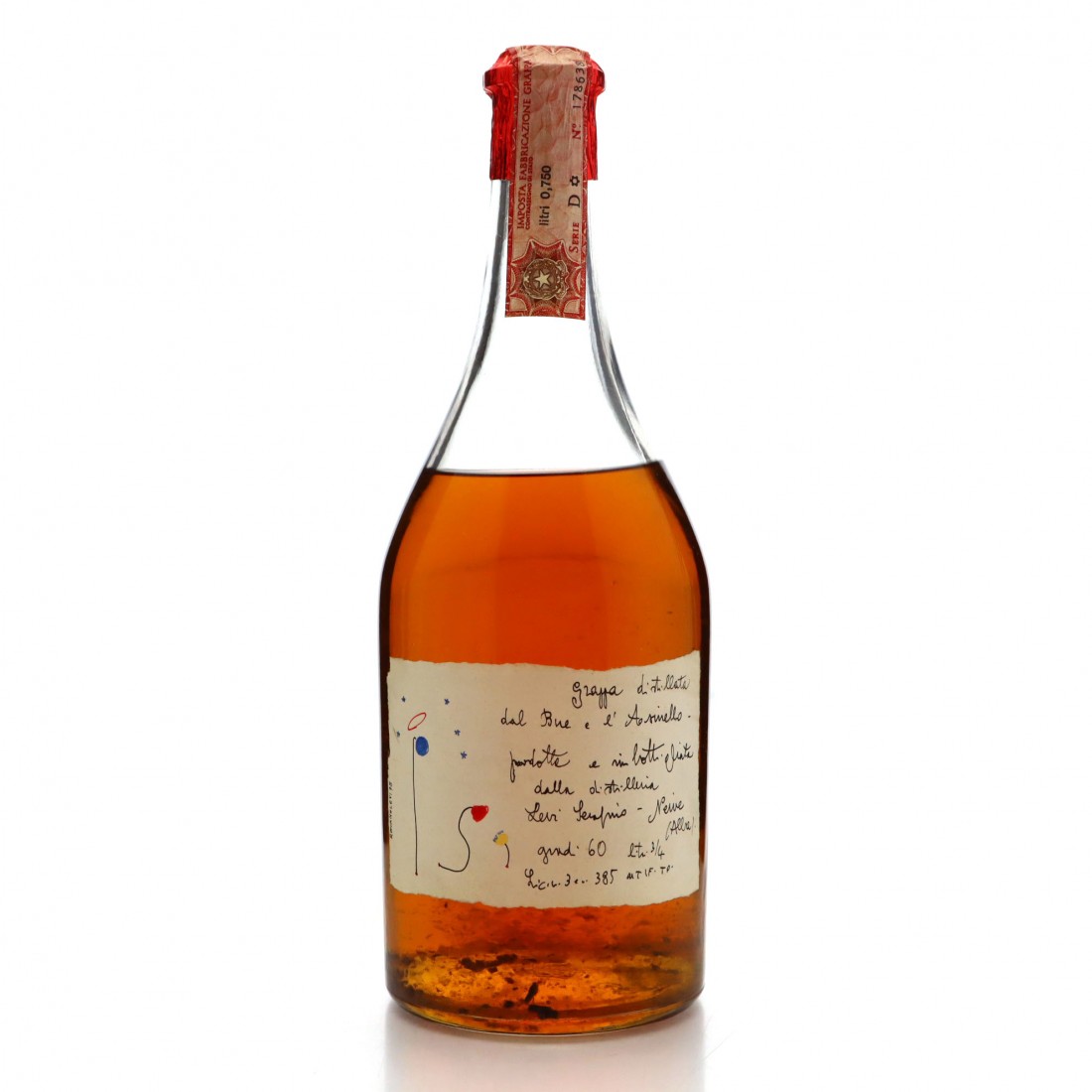 Levi Serafino Grappa Distillata dal Bue e l'Asinello 1978 | Whisky ...