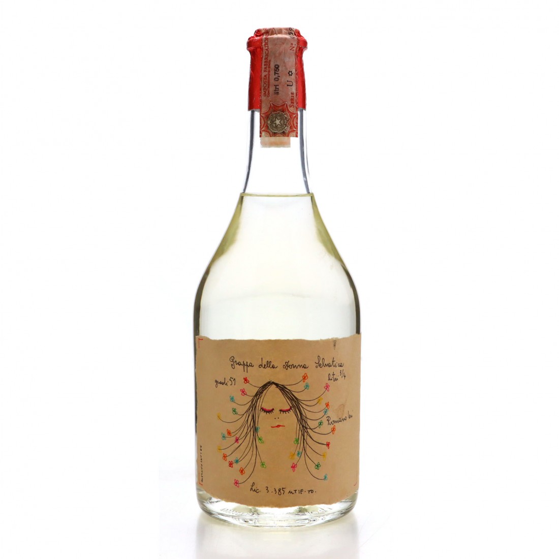 Levi Serafino Grappa della Donna Selvatica 1985 | Whisky Auctioneer