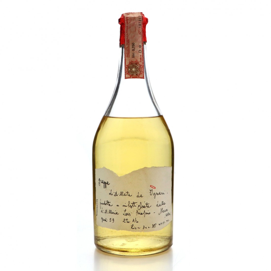 Levi Serafino Grappa Distillata da Ignari 1979 | Whisky Auctioneer