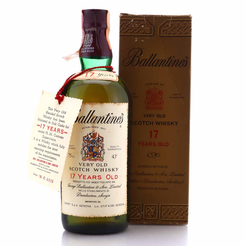 Ballantine's 17 Year Old 1970s / Spirit Import | Whisky Auctioneer