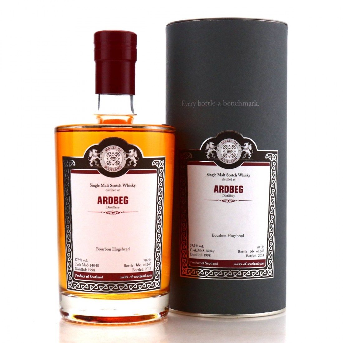 Ardbeg 1998 Malts of Scotland Bourbon Hogshead | Whisky Auctioneer