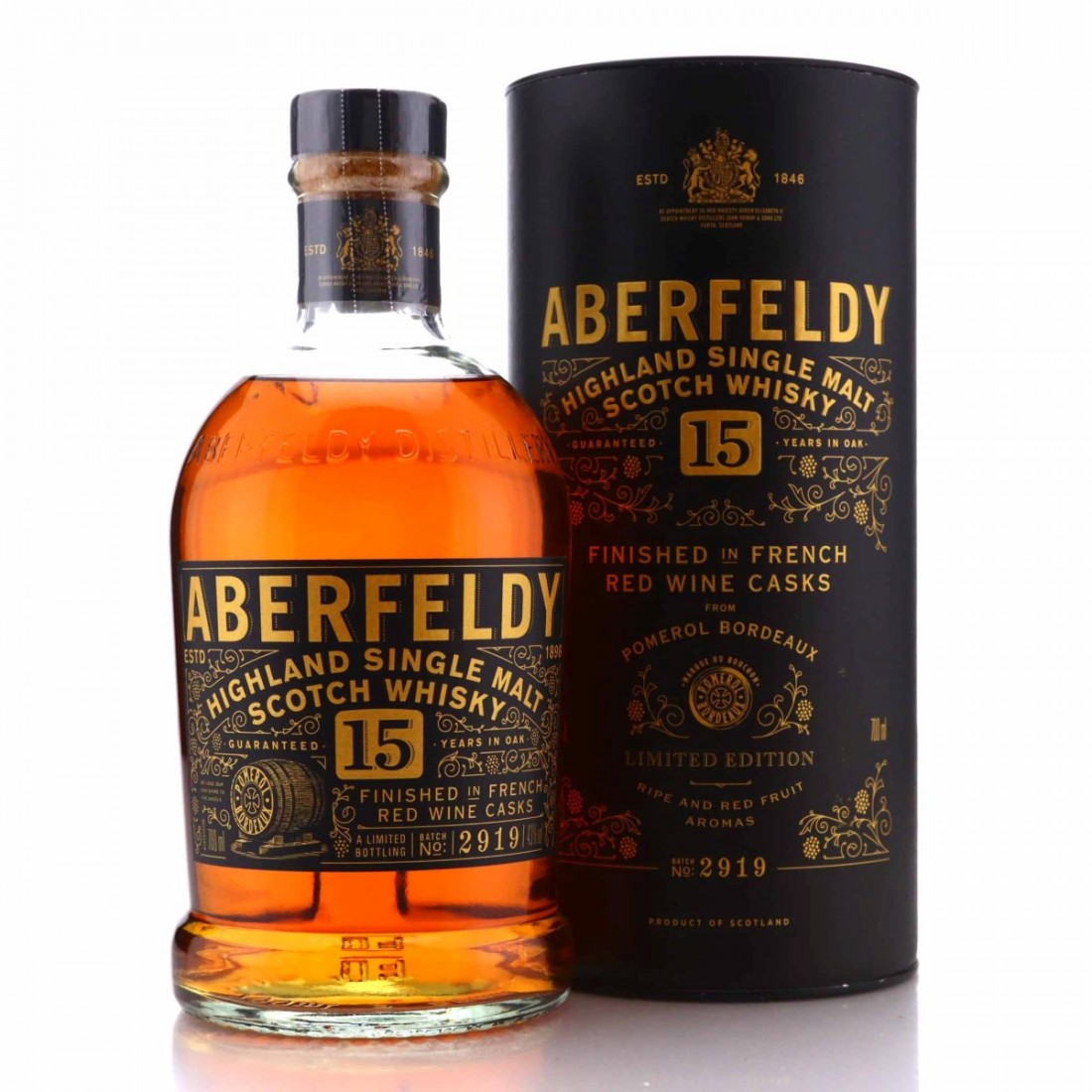 Aberfeldy 15 Year Old Red Wine Finish | Whisky Auctioneer Aberfeldy 15 Year Old Red Wine Finish | Whisky Auctioneer