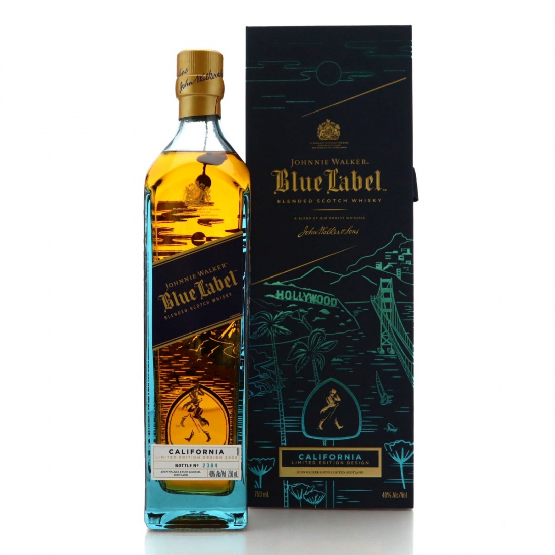 Johnnie Walker Blue Label California Limited Edition 75cl / US | Whisky ...