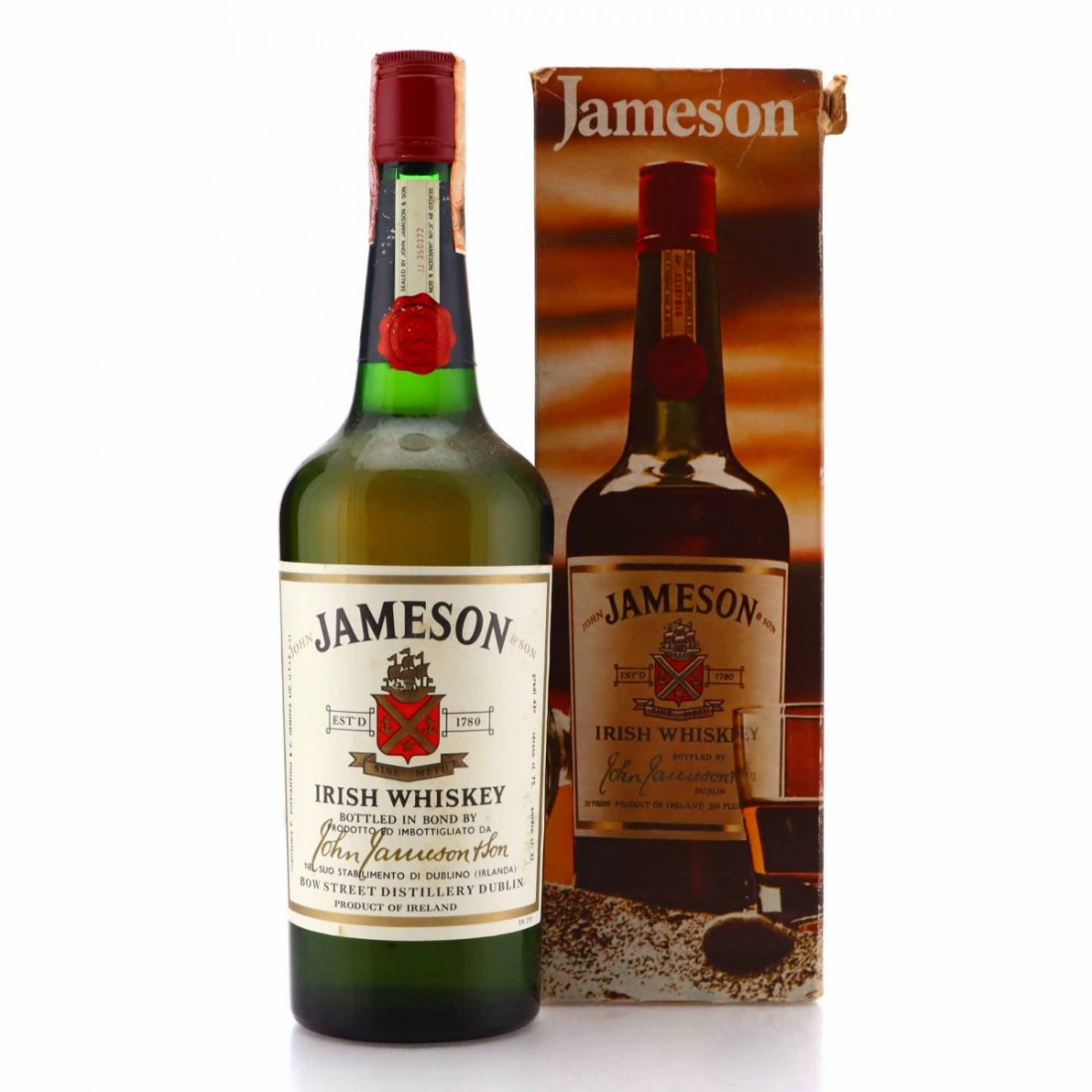 Jameson Irish Whiskey 1970s / Soffiantino Import | Whisky Auctioneer