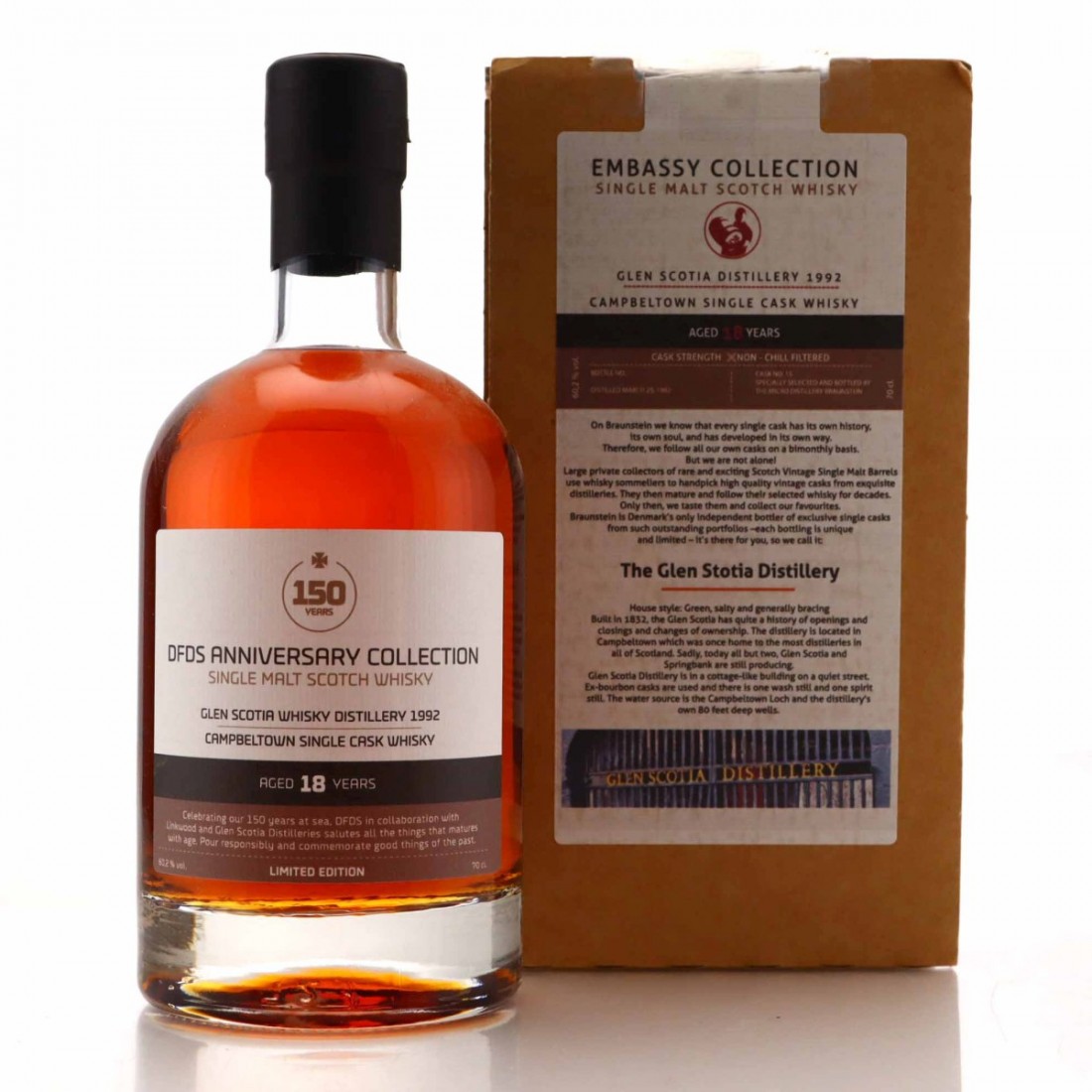 Glen Scotia 1992 DFDS Anniversary Collection 18 Year Old | Whisky ...