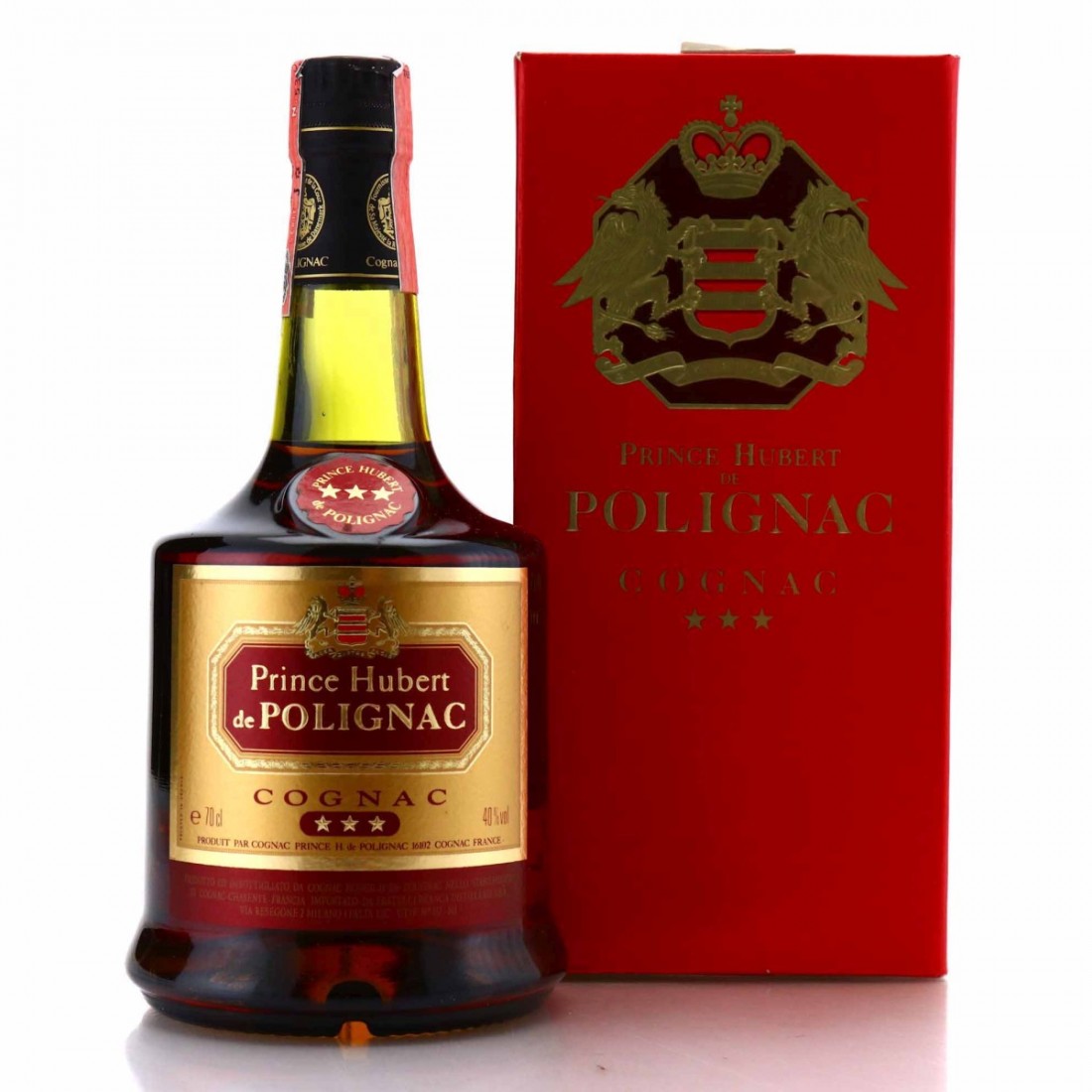 Prince Hubert de Polignac Three Star Cognac | Whisky Auctioneer