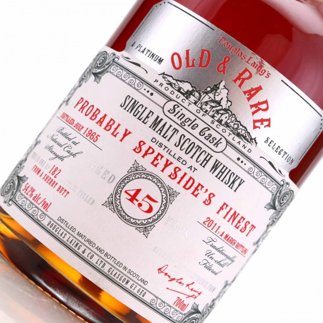 Glenfarclas 'Probably Speyside's Finest' 1965 Douglas Laing 45 Year Old ...