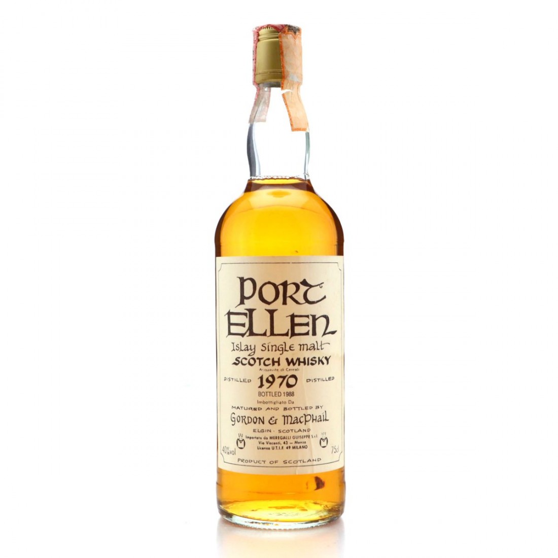 Port Ellen 1970 Gordon and MacPhail Celtic Label bottled 1988 ...