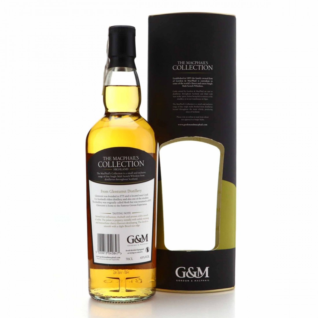Glenturret 1999 Gordon and MacPhail / The Macphail's Collection ...