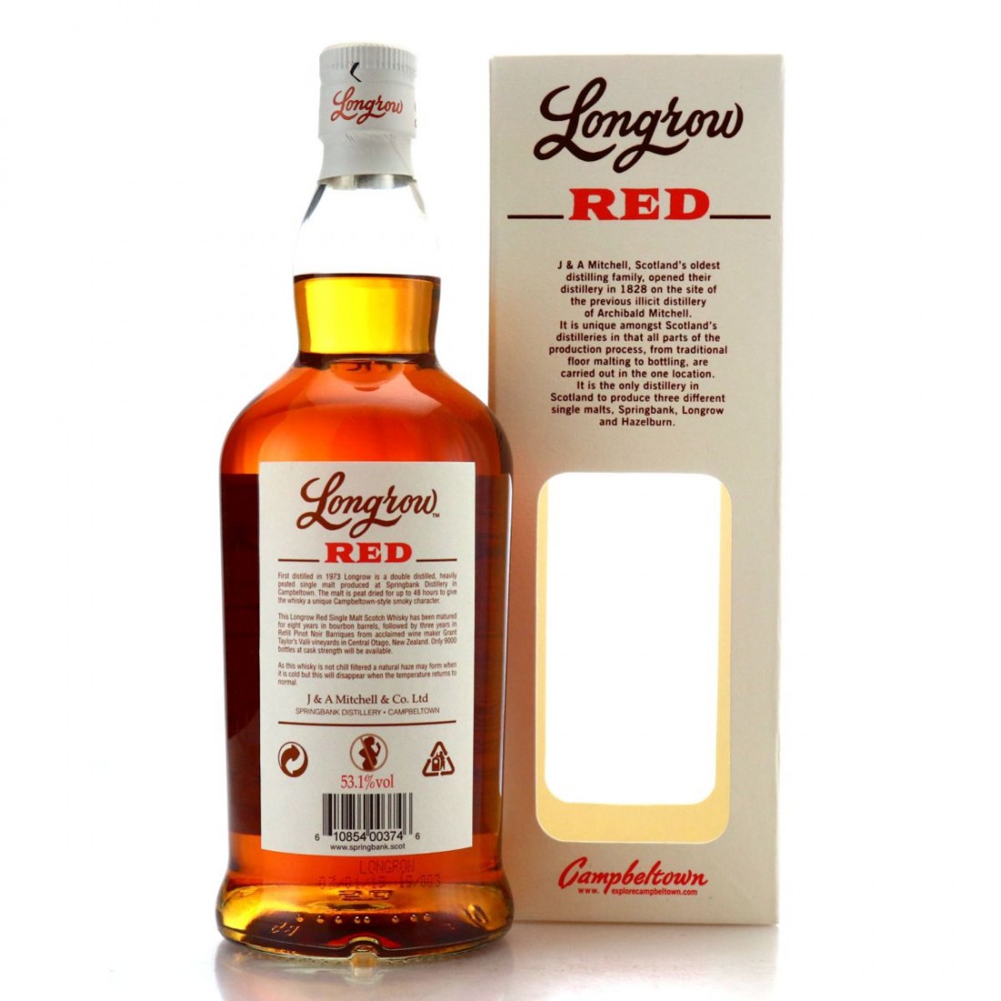 Longrow Red 11 Year Old Pinot Noir | Whisky Auctioneer