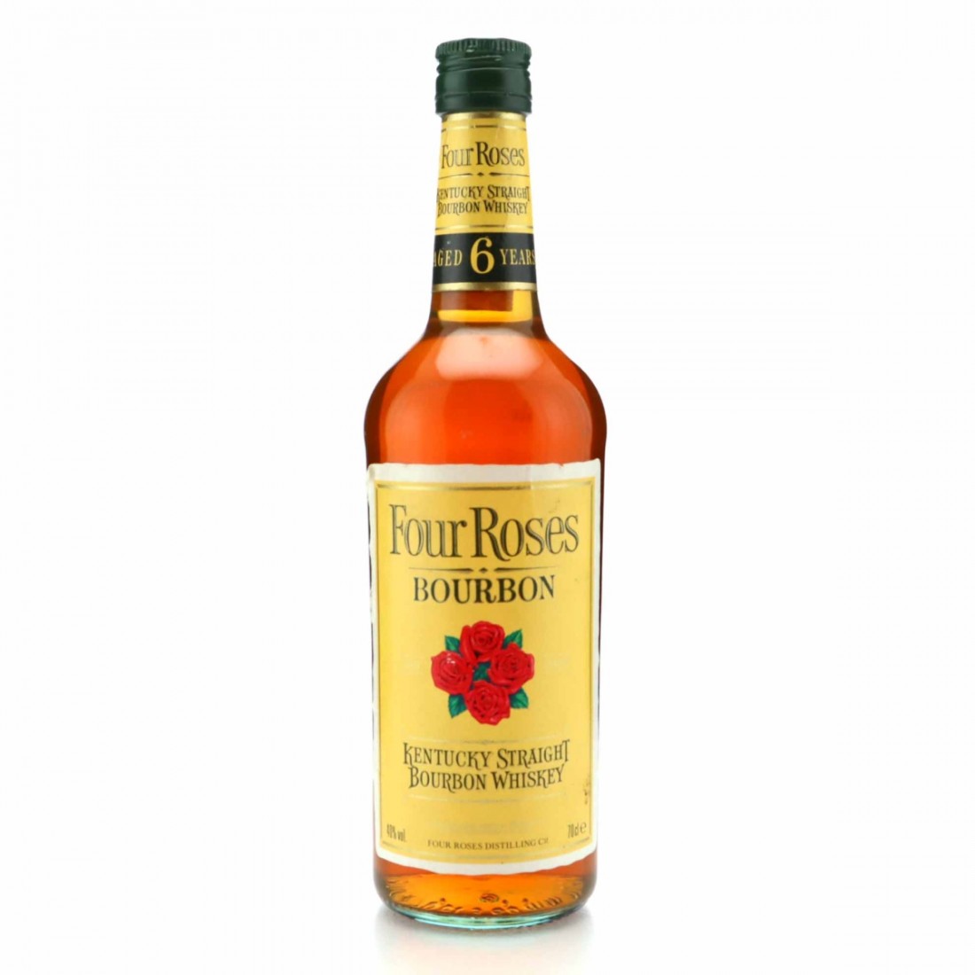 Four Roses 6 Year Old Kentucky Straight Bourbon 70cl 1990s / Seagram ...