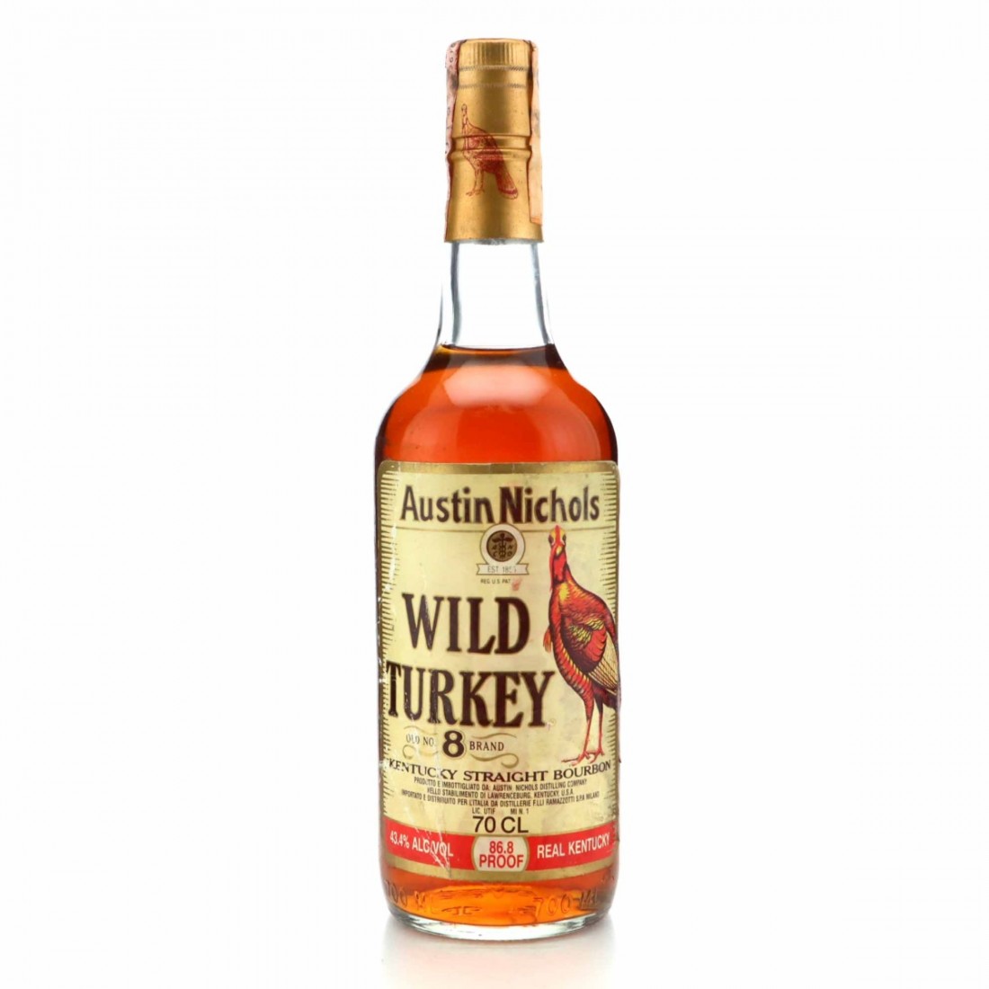 Wild Turkey Old No.8 Brand 70cl 1990s | Whisky Auctioneer