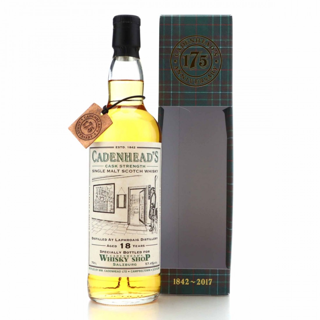 Laphroaig 1998 Cadenhead's 18 Year Old / Salzburg Shop | Whisky Auctioneer