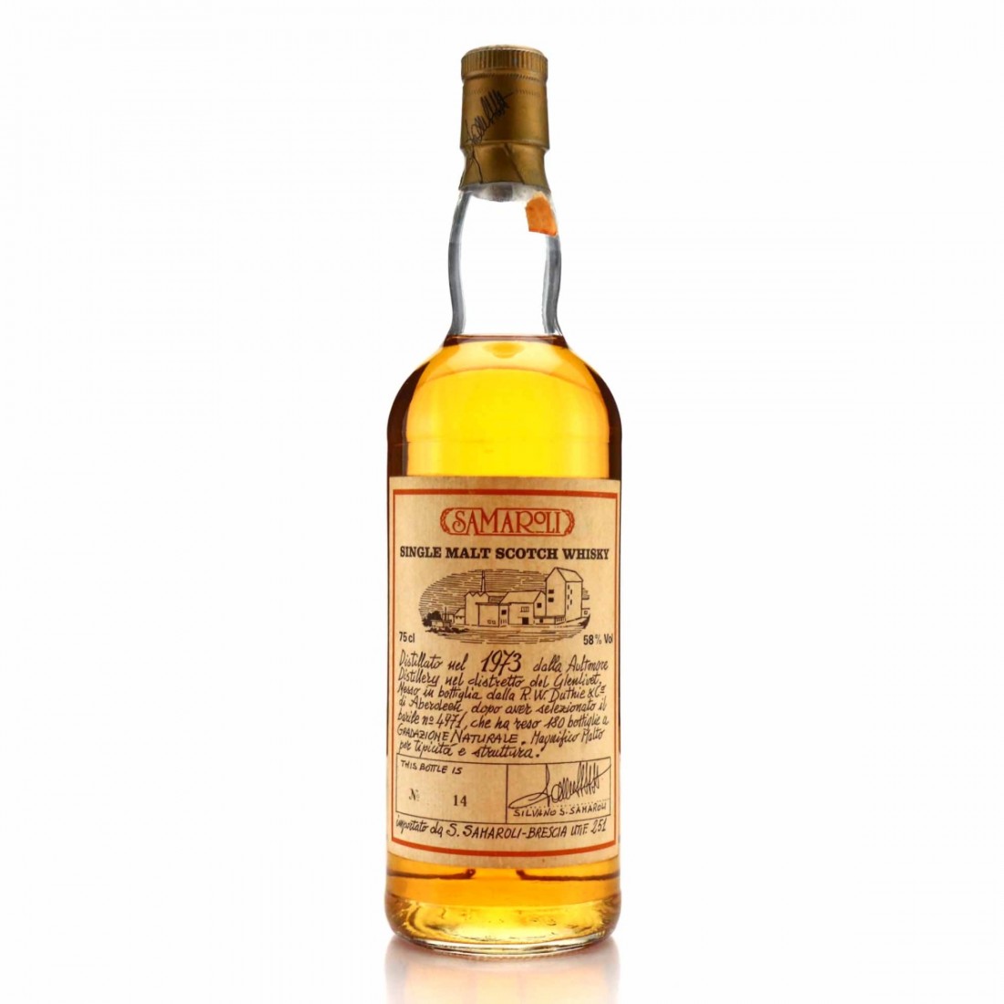 Aultmore 1973 Samaroli / Handwritten Labels | Whisky Auctioneer