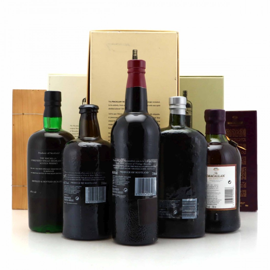Macallan Replica and Inspiration Collection x 5 | Whisky Auctioneer
