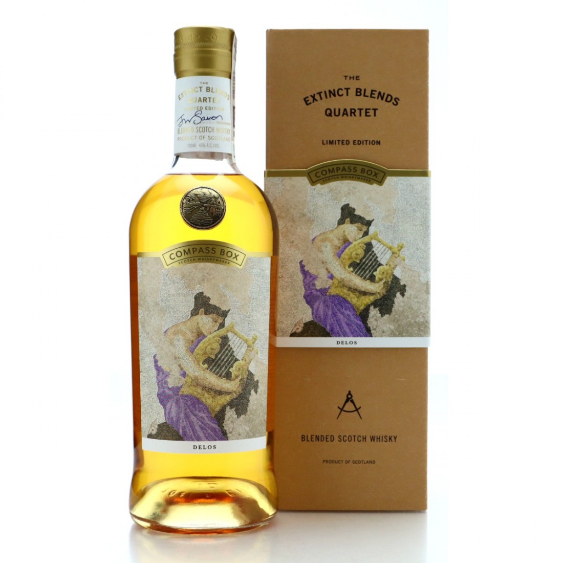 Compass Box The Extinct Blends Quartet Delos | Whisky Auctioneer