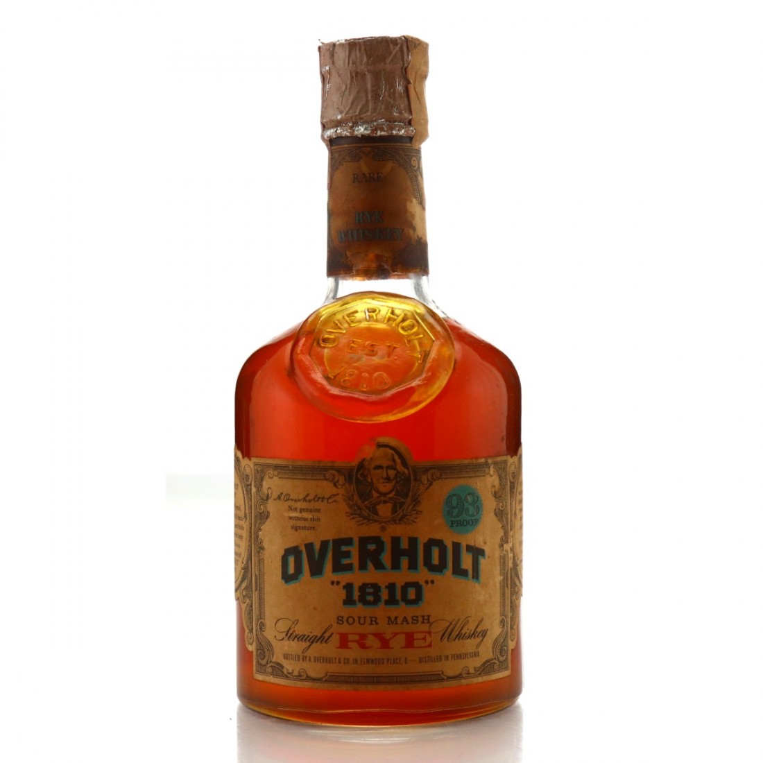 Overholt '1810' Straight Rye 1967 / Giovinetti Import | Whisky Auctioneer