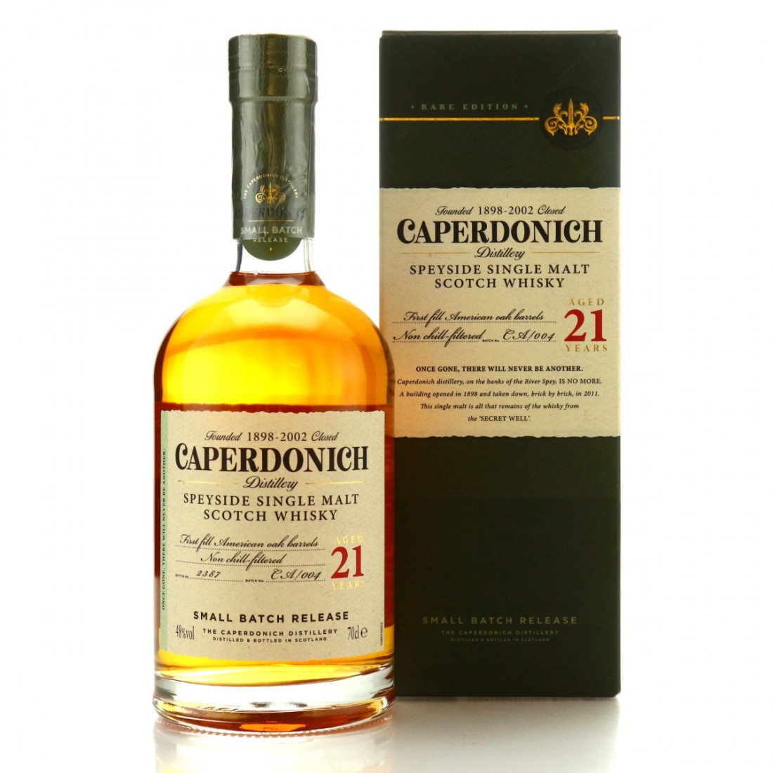 Caperdonich 21 Year Old Small Batch Release / Batch 004 | Whisky Auctioneer