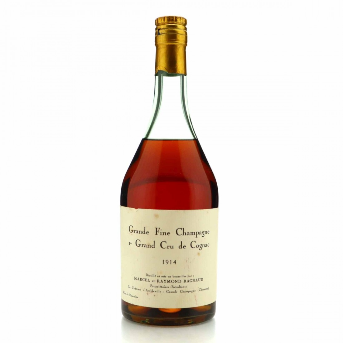 Marcel et Raymond Ragnaud 1914 Grand Fine Champagne Cognac 1er Grand ...