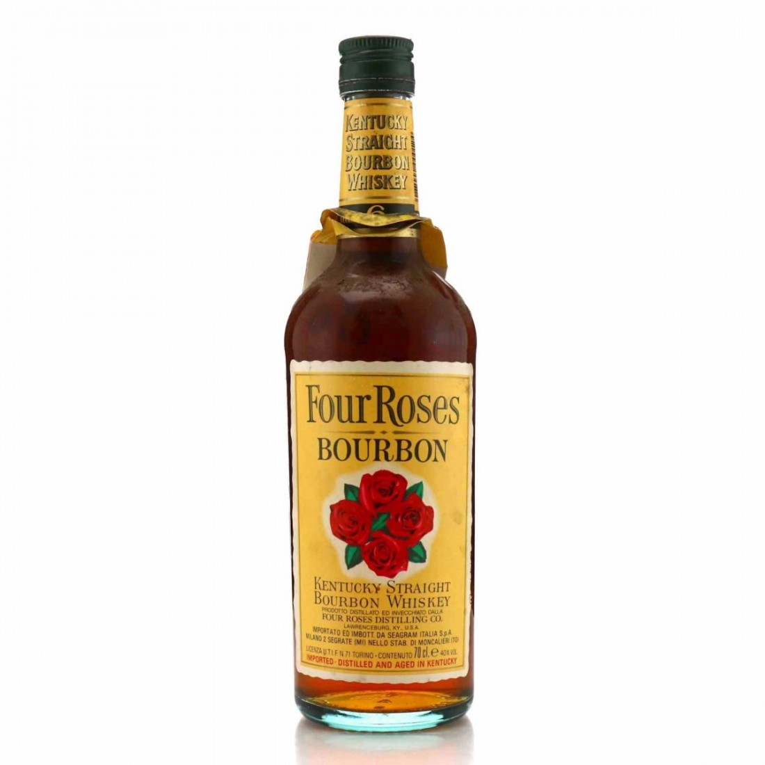 Four Roses 6 Year Old Kentucky Straight Bourbon 70cl 1990s / Seagram ...
