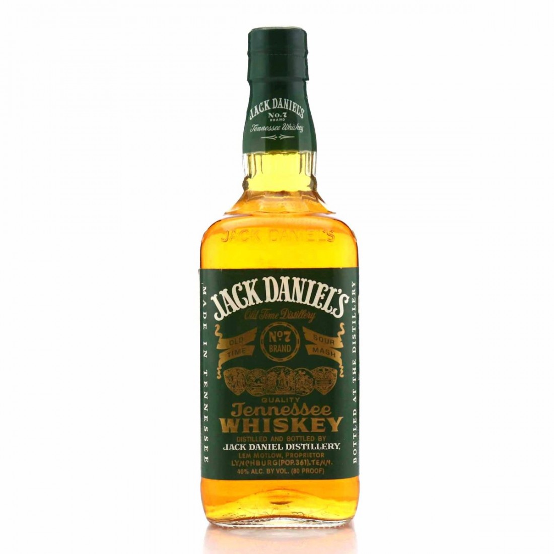 Jack Daniel's Old No.7 Brand Green Label 80 Proof | Whisky Auctioneer