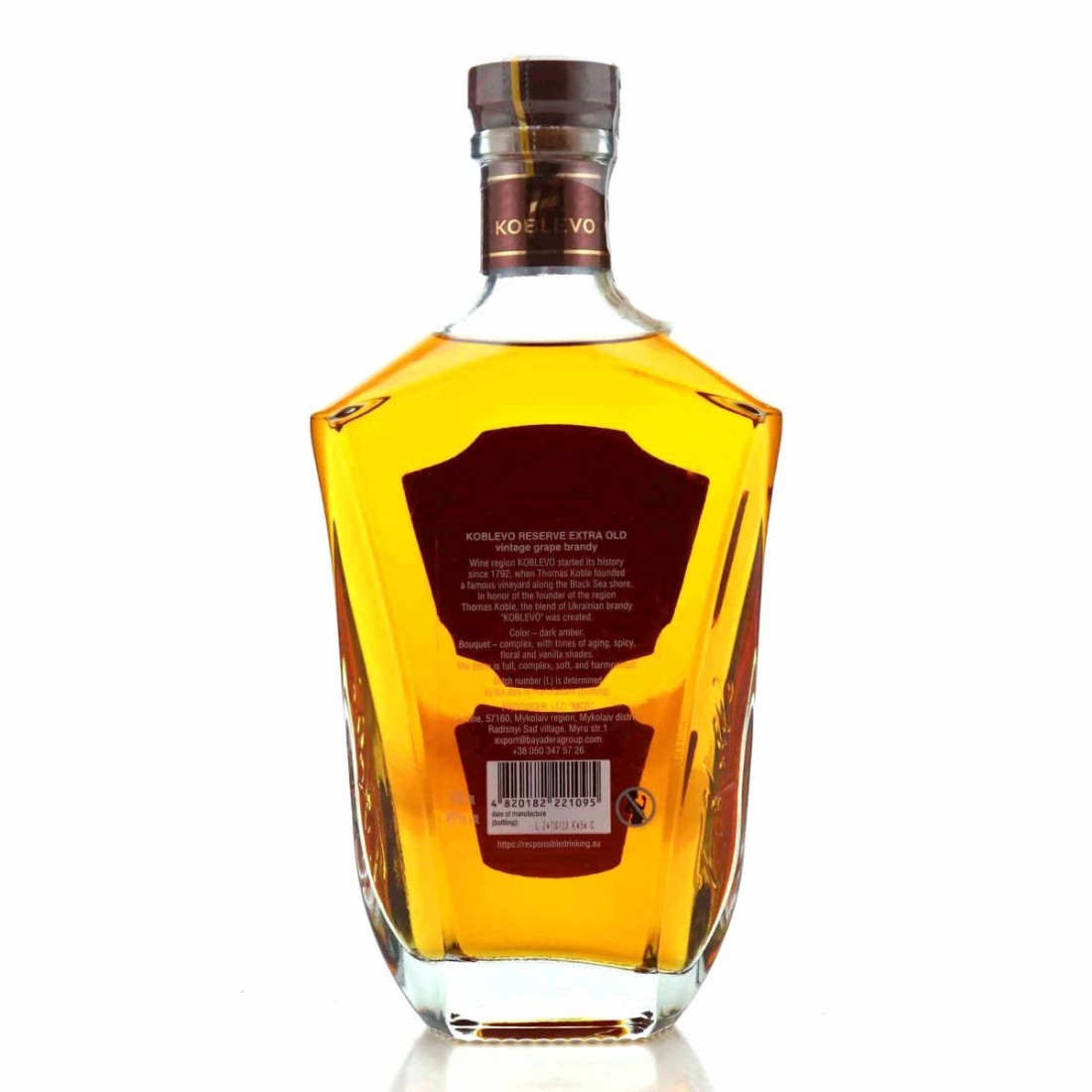 Koblevo Xo 8 Year Old Brandy Whisky Auctioneer