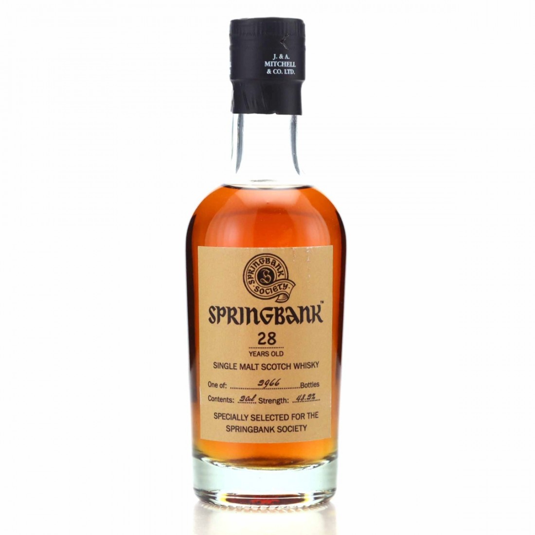 Springbank 28 Year Old Springbank Society 20cl | Whisky Auctioneer