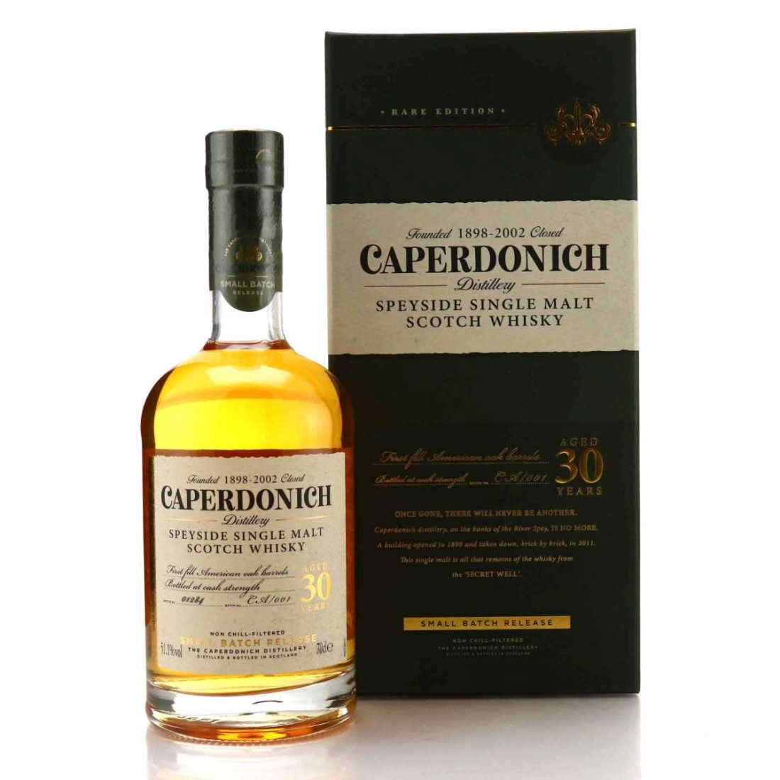 Caperdonich 30 Year Old Small Batch Release | Whisky Auctioneer
